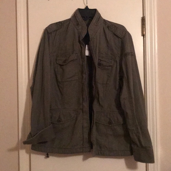 Abercrombie & Fitch | Jackets & Coats | Abercrombie Fitch Army Green Field Jacket | Poshmark